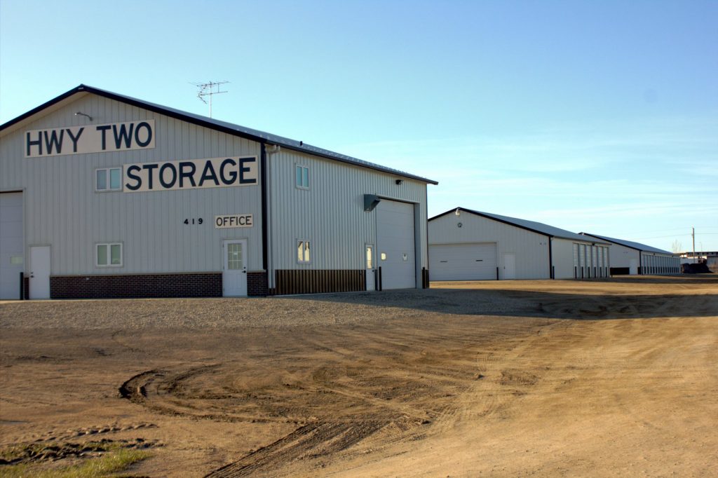 Depth and size of Highway Two Storage